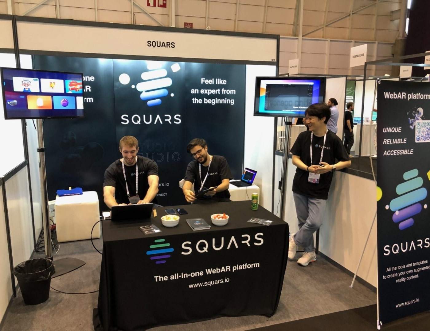 AWE EU 2022 | SQUARS successfully launches WebAR platform